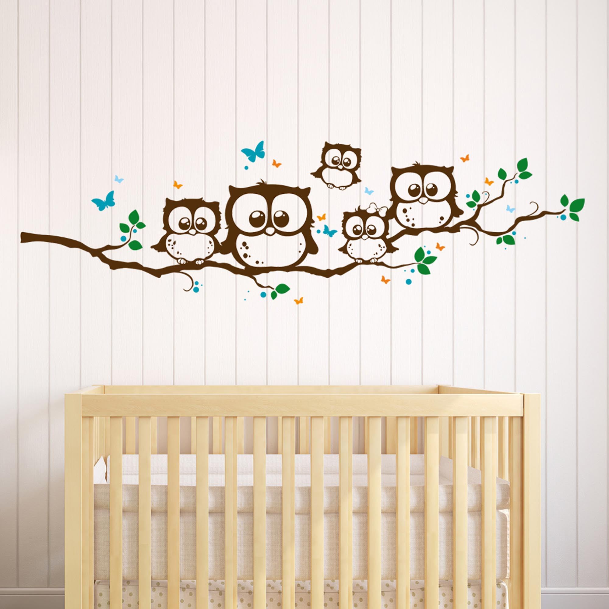 Wandtattoo Eule Kinderzimmer